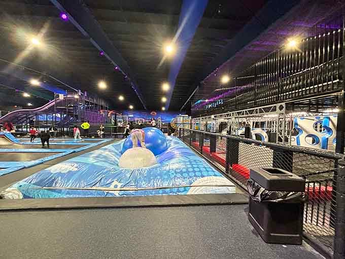 Bumper balls and trampolines sharing the same floor? Yes, this place really does have it all.