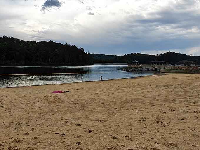 That wide, open stretch of sand is basically nature's way of saying, "You needed this."