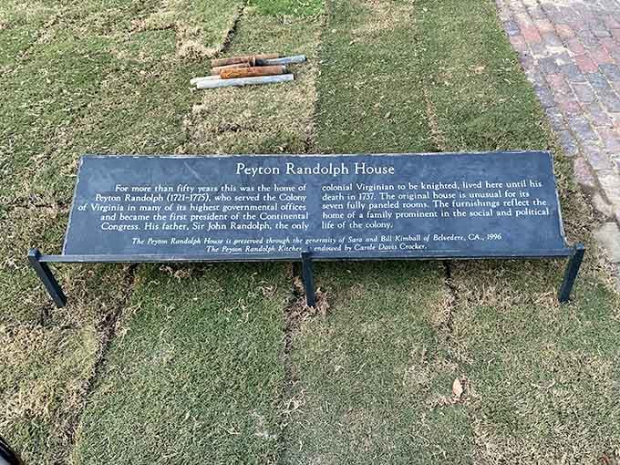 A historical marker that barely scratches the surface of everything this remarkable house has witnessed over the centuries.