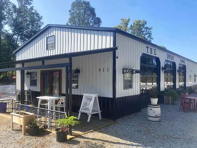 The Open Door lives up to its name, welcoming hungry adventurers with a porch that practically pulls you in.