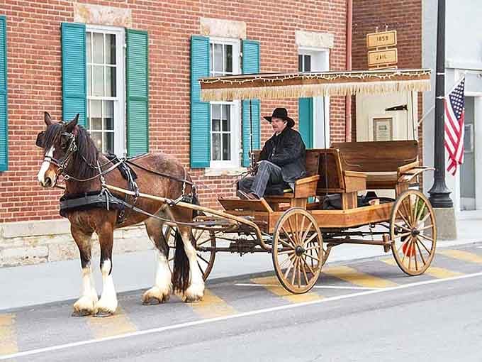 That white canvas top has been turning heads since covered wagons were the only ride in town. Some classics never go out of style.