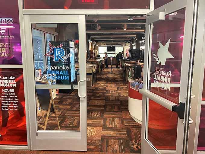 That front door isn't just an entrance, it's a time machine disguised as a glass door in downtown Roanoke.