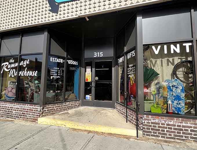 The unassuming storefront hides a wonderland where estate goods and vintage finds await your discovery.