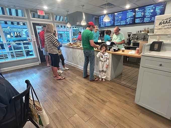 The line moves, the people smile, and somewhere in that display case, your new favorite donut is waiting patiently.