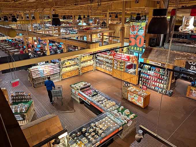 From up here, Stew Leonard's looks like a foodie's dream map. Every aisle is an adventure worth taking.