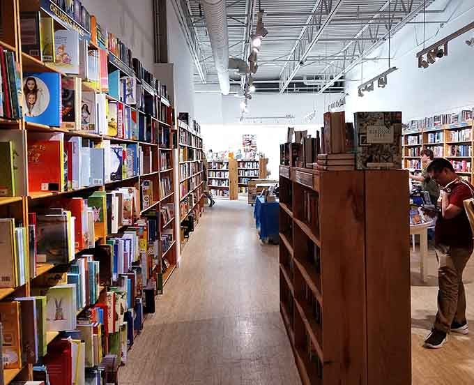 A proper bookstore with actual pages to turn, proving that some pleasures refuse to go digital.