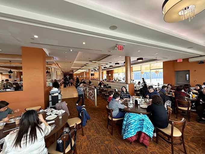 A dining room this warm and busy tells you everything you need to know before your first plate.
