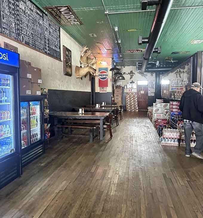 Inside, time moves slower and tastes better, with wood floors that remember every satisfied customer.