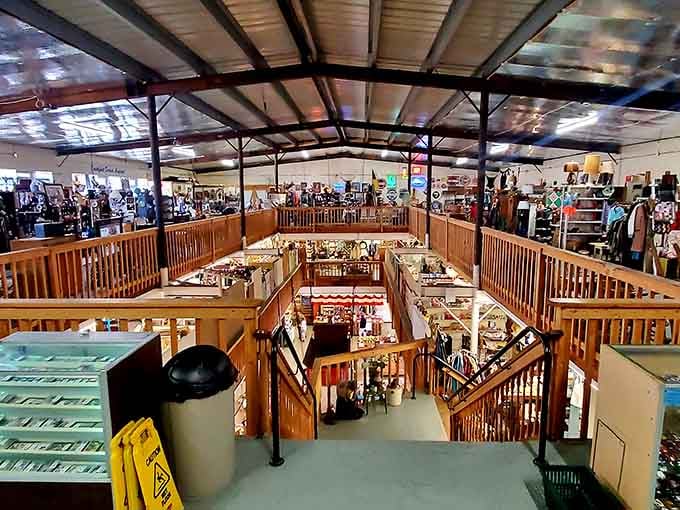 Two levels of organized chaos where every corner holds another decade's worth of memories waiting.