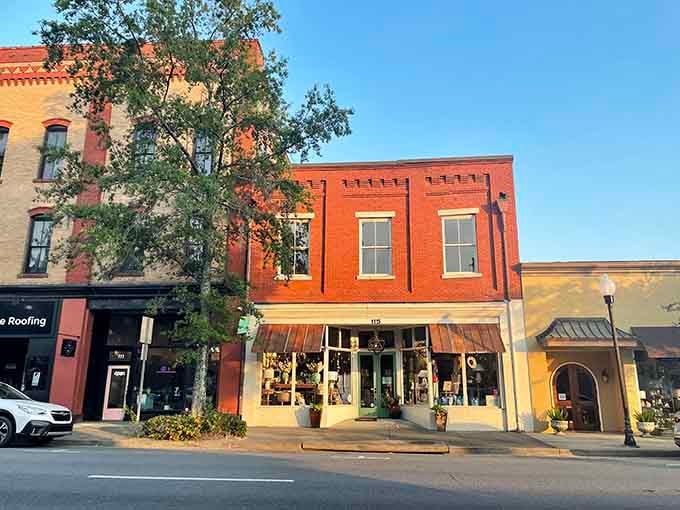 These storefronts have character that cookie-cutter strip malls will never understand, no matter how hard they try.