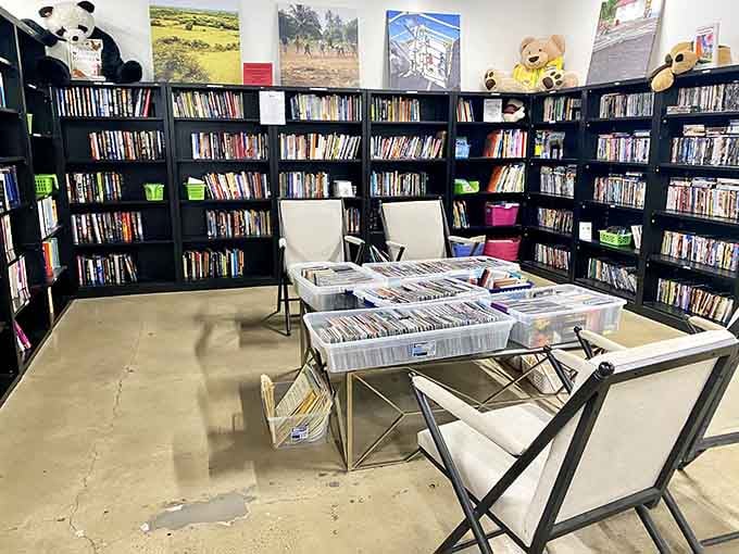 Books, CDs, and cozy chairs create a browsing paradise where time disappears faster than your shopping budget.