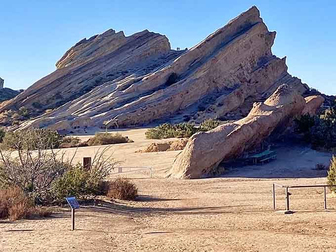 These tilted sandstone giants have been posing for cameras since before cameras existed. They're naturals.