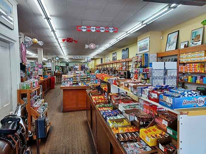 Packed shelves, creaky wooden floors, and enough candy to make your dentist quietly weep with joy.