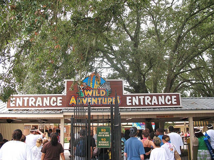 The gates of Wild Adventures swing open like a promise, and Georgia, this one's all yours.