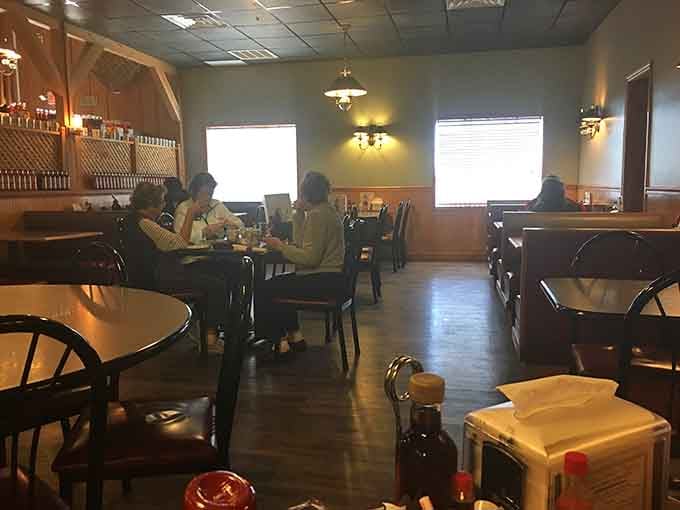 Warm lighting, cozy booths, and the kind of unhurried atmosphere that makes you forget your phone exists entirely.