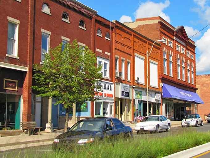 Warm terracotta tones and ornate details make this downtown feel like a movie set where everyone's invited to star.