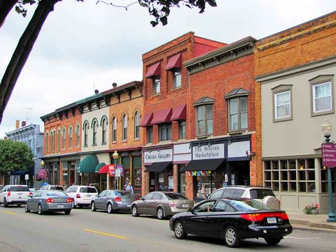 Chelsea's historic brick storefronts line up like old friends, each one with a story worth stopping to hear.