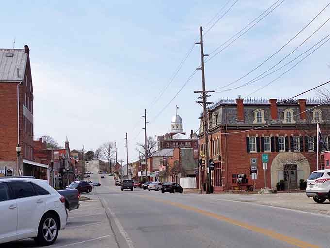 Hermann's charming main street whispers of German heritage while promising authentic flavors that have survived generations of family cooking.