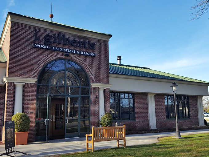 That handsome brick exterior and arched entryway make J. Gilbert's look like a place where great decisions get made.