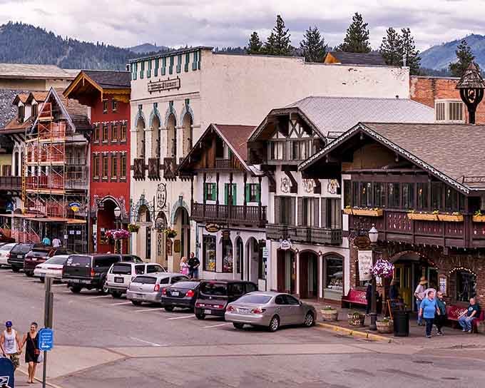 Leavenworth's Bavarian storefronts and wooden balconies make you feel like you've wandered into a very delicious fairy tale.