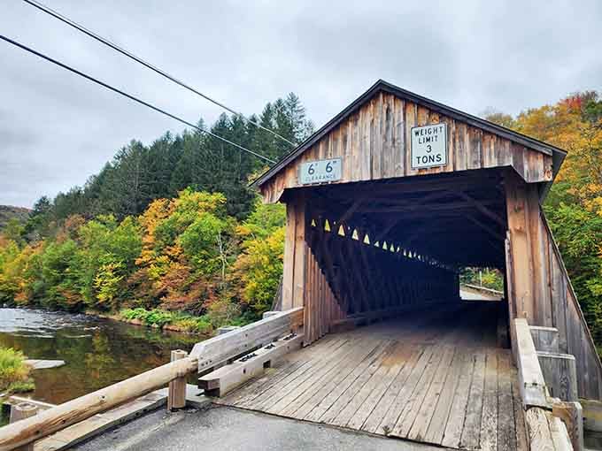 A 3-ton weight limit and 6-foot-6 clearance — this bridge has boundaries, and honestly, we respect that about it.