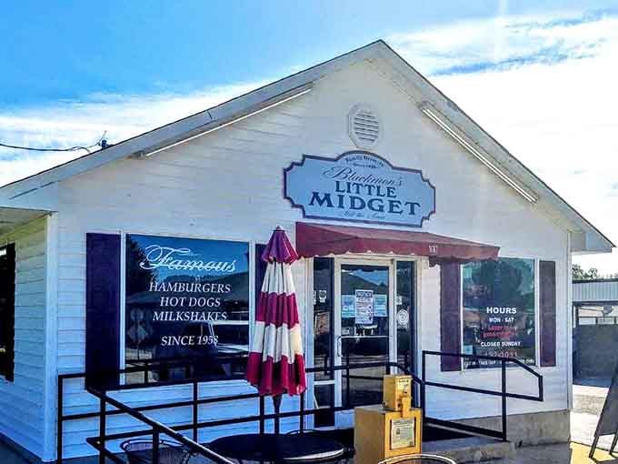 The word "Famous" glowing in the window isn't bragging when your burgers, hot dogs, and milkshakes back it up completely.