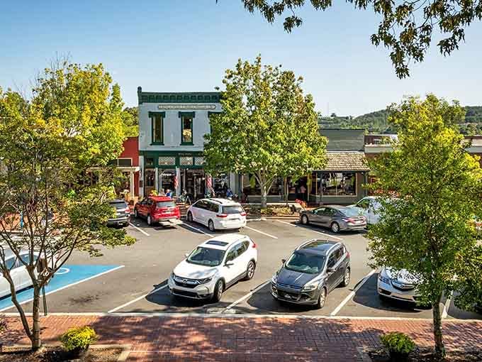 Tree-lined streets and brick sidewalks invite you to slow down and savor every moment of small-town charm.