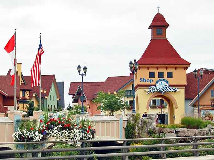 Frankenmuth's RiverPlace welcomes you through its storybook archway, where good food and old-world charm shake hands daily.