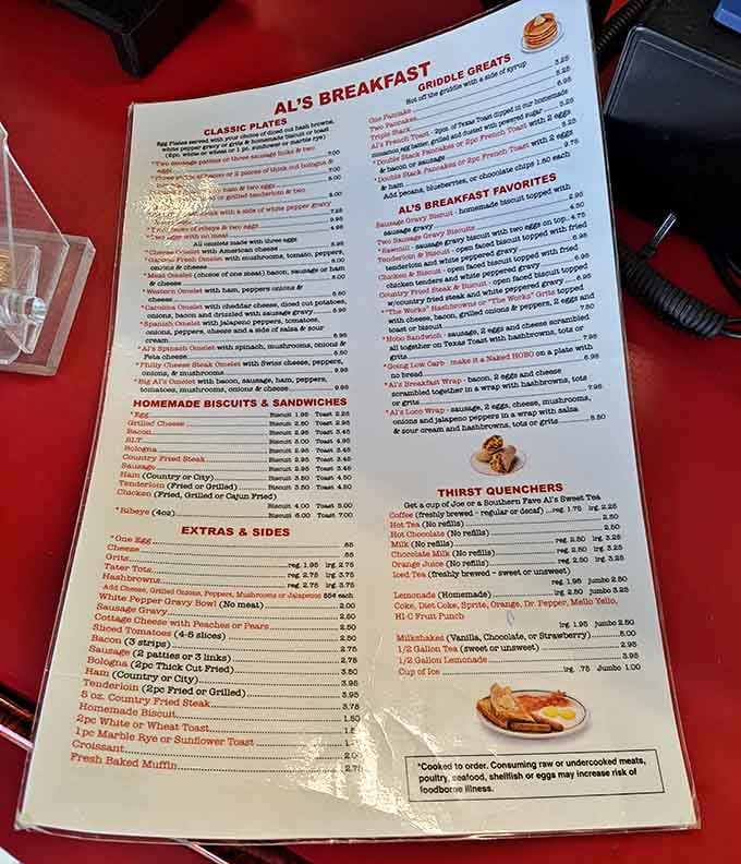 A menu this honest and straightforward deserves its own standing ovation. Everything you want, nothing you don't.