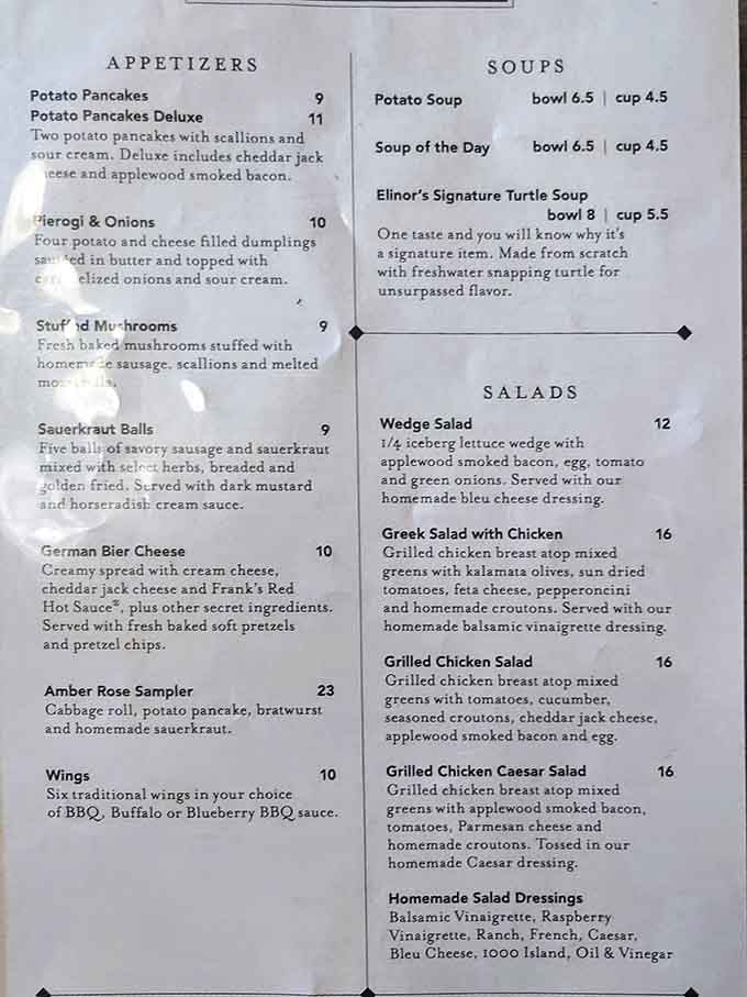 A menu that reads like a love letter to Eastern Europe, written right here in Dayton, Ohio.