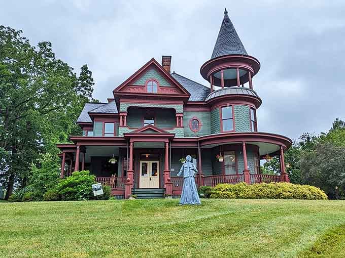 The Alexander Black House stands proud, a Victorian beauty that makes every other building feel underdressed.