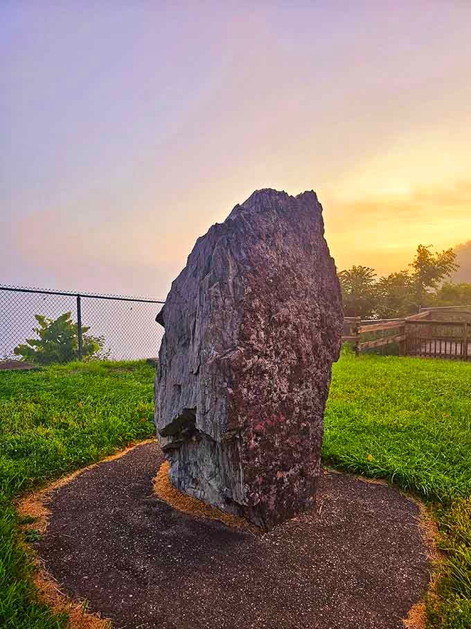 This ancient stone monolith at sunrise looks like Pennsylvania's own Stonehenge, minus the tourist crowds and gift shops.