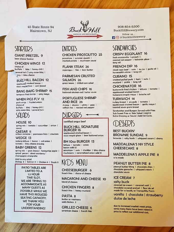 A menu this thoughtful deserves its own reading glasses — every single item earns its place here.