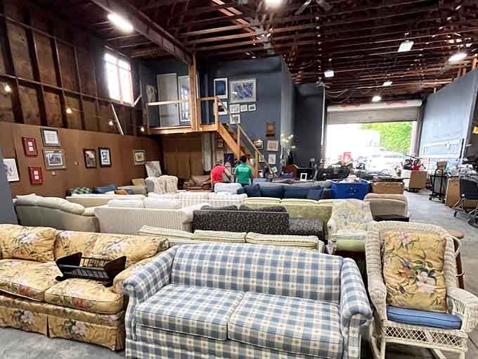 Real bargain hunters don't just shop, they explore, and Chuck's Warehouse gives them plenty to work with.
