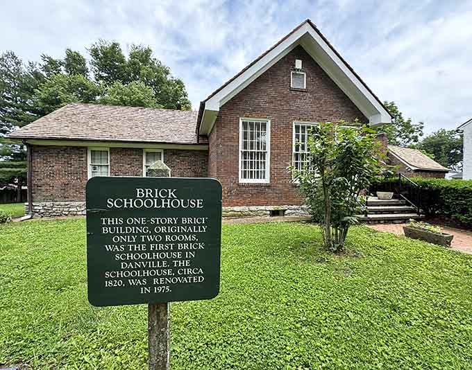 This humble brick schoolhouse taught Kentucky's earliest students that education matters, even on the frontier.