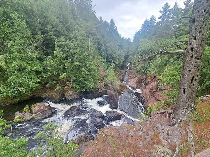 The gorge at Copper Falls State Park proves Wisconsin has been hiding some seriously dramatic scenery all along.