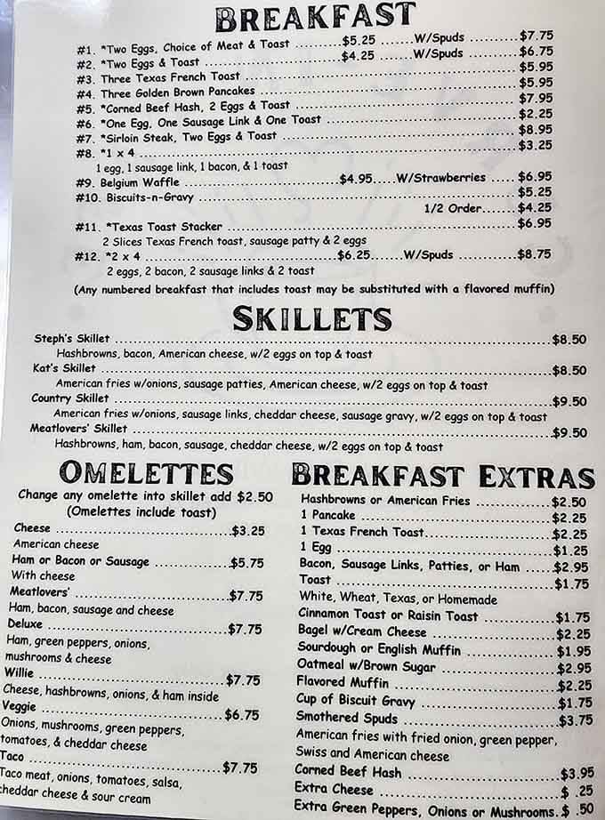 A menu so honest and generous, it practically shakes your hand when you read it.