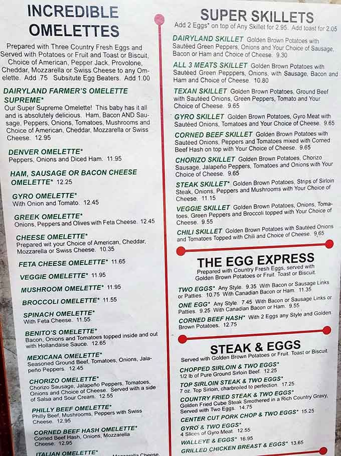 A menu this generous isn't a list, it's a life decision requiring your full and undivided attention.