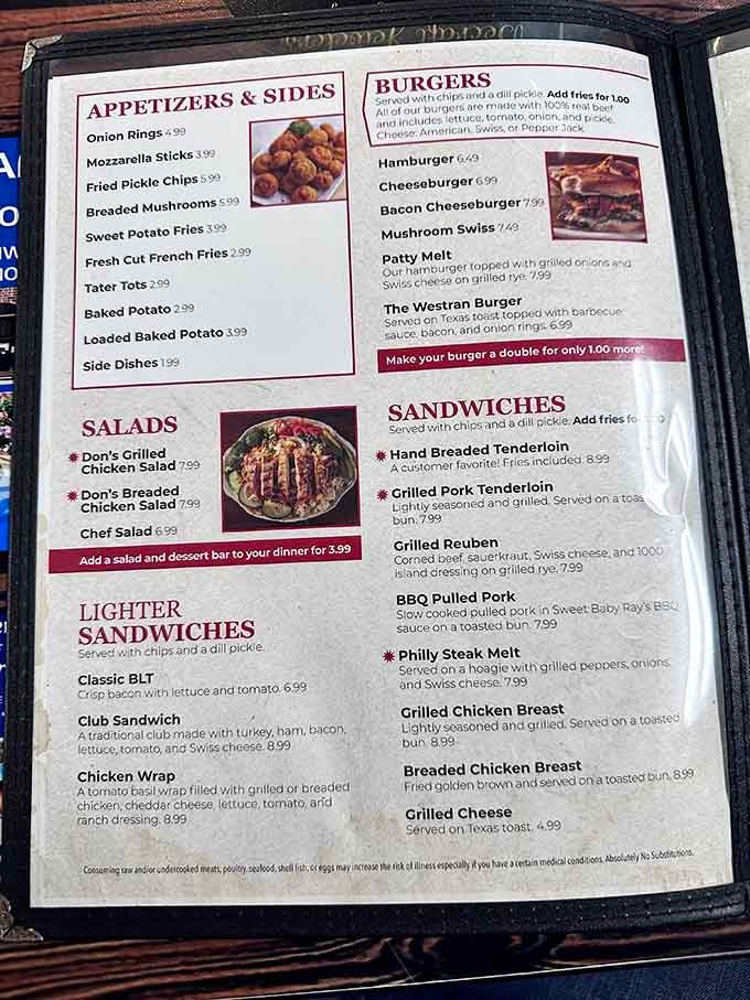 A menu this honest and generous deserves its own standing ovation, folks.