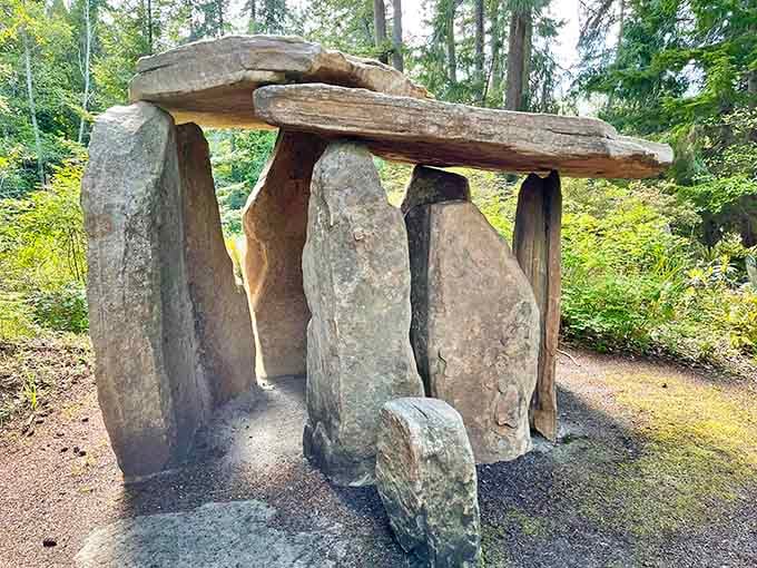 Standing before this dolmen feels like stumbling onto a movie set, except this is completely real and somehow even more impressive.