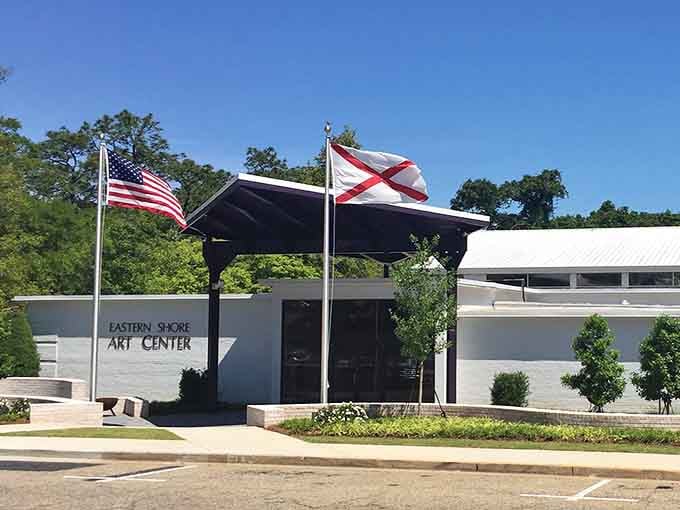 The Eastern Shore Art Center flies both flags proudly, welcoming everyone who believes art belongs to all of us.