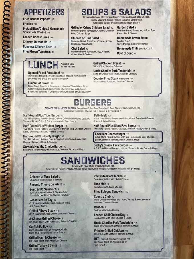 A menu this honest and generous deserves its own fan club, starting with those fresh pies.