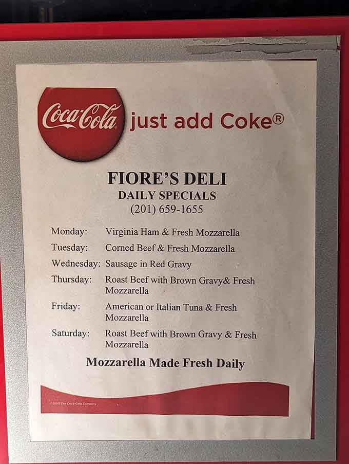 Your weekly planner just became a menu, because planning life around these specials is completely reasonable behavior.