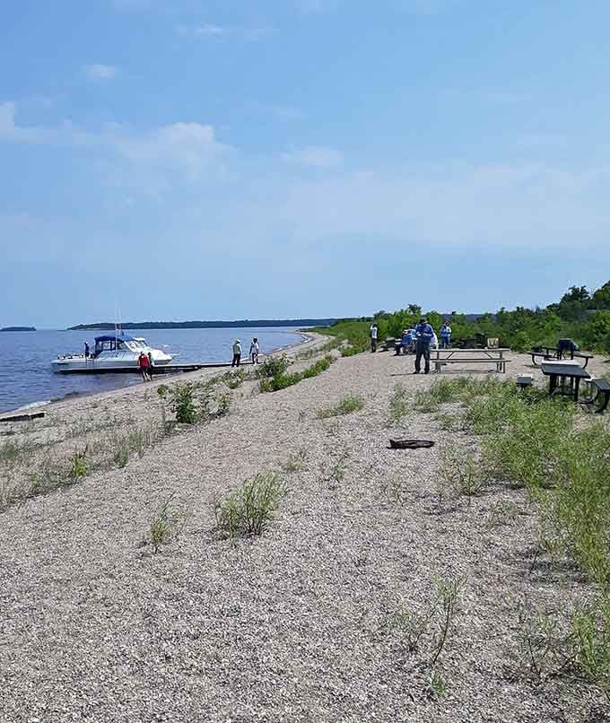 Boats, beach, and that big beautiful sky reminding you why Minnesota summers are worth the winters.