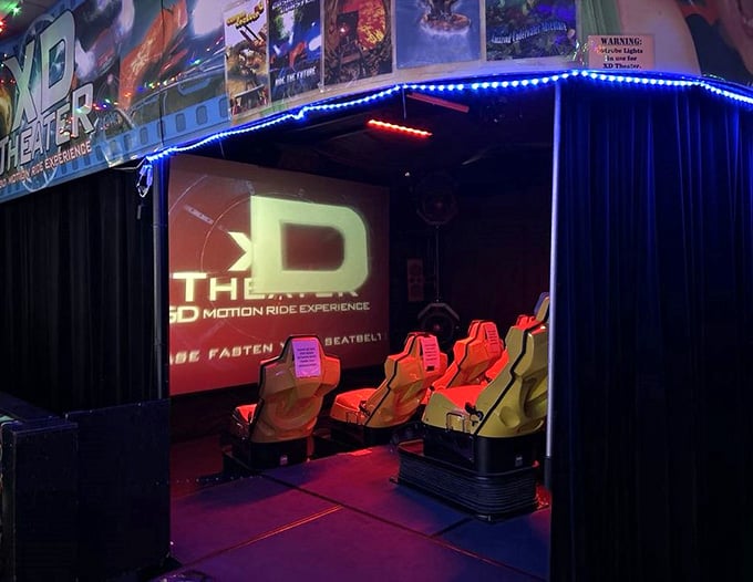 Buckle up, literally, because the XD Theater's motion seats turn movie-watching into a full-body adventure.