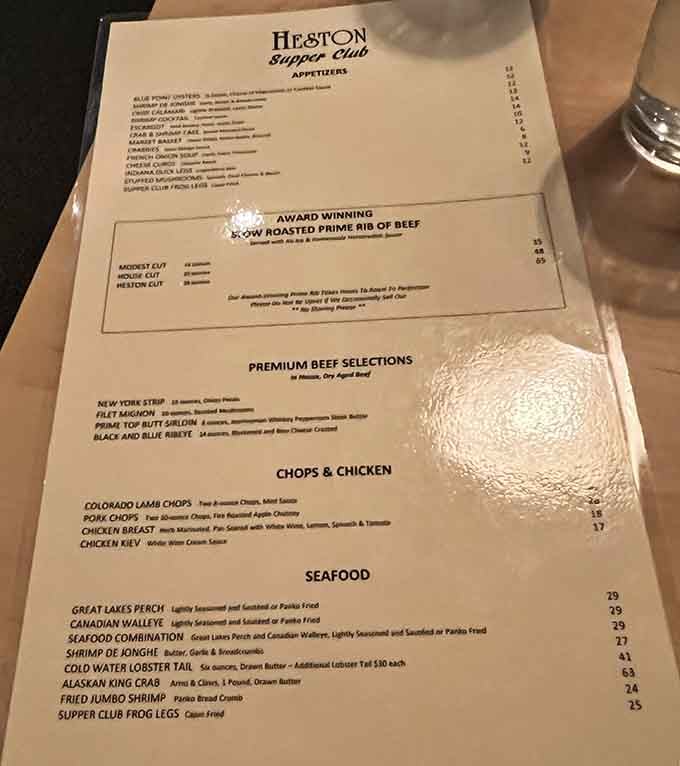 A menu that reads like a love letter to serious eating. Every line is a reason to come back.