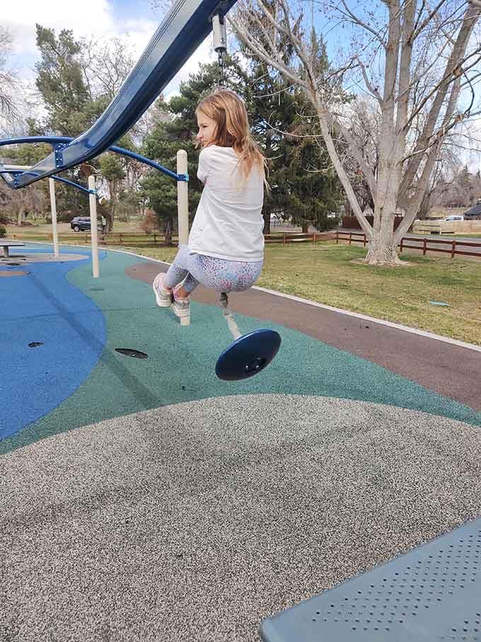 Accessible zip lines mean the thrill of flying through the air isn't reserved for some kids, it's for everyone.