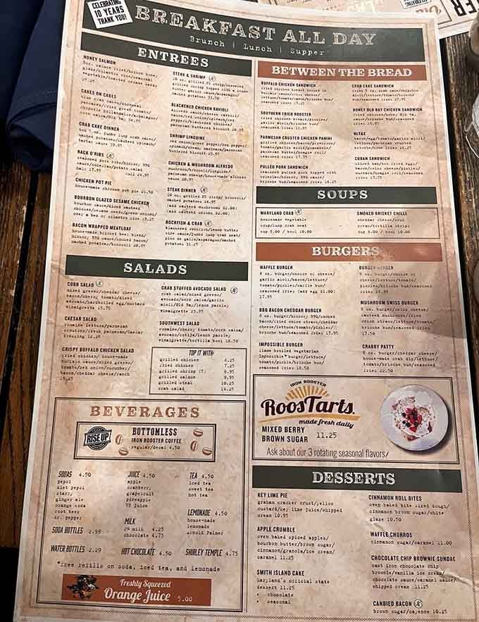When "Breakfast All Day" tops the menu, you know someone understands what really matters in life.