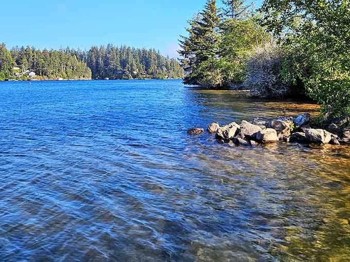 Water this clear in Oregon should come with a warning label for anyone who loves the tropics.