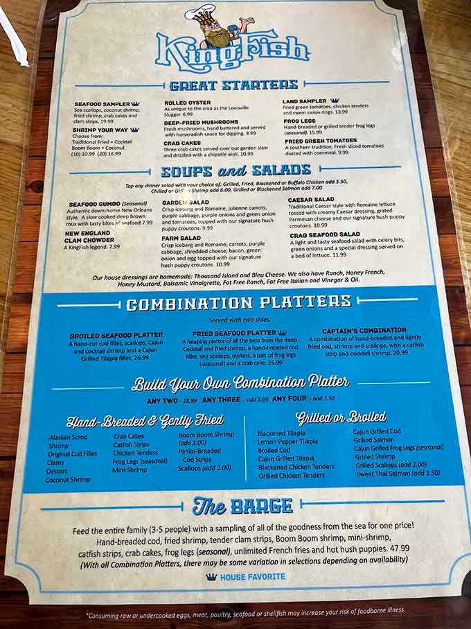 When the menu offers this many choices, decision paralysis becomes a delicious problem to have.